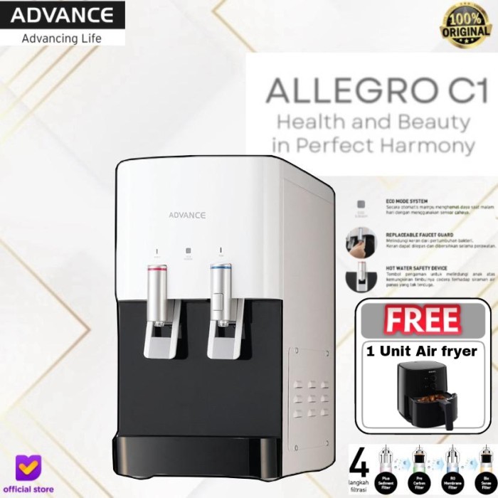 Jual ADVANCE ALLEGRO C1 WS8835 DISPENSER RO ADVANCE WATER PURIFIER ...