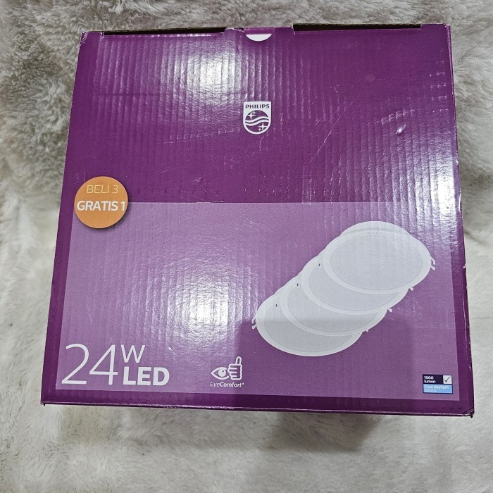 Jual HARGA DISC - lampu plafon led philips meson pack 3get1 24watt 24w ...