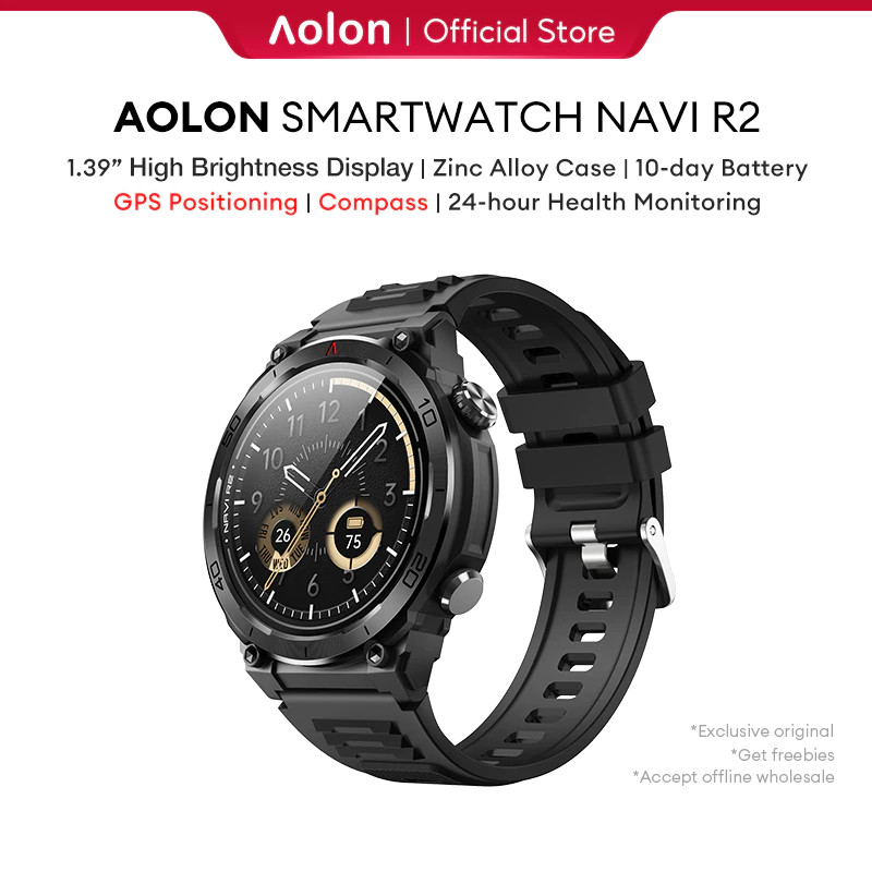 Jual Aolon Navi R2 Smartwatch High Precision GPS Tracking Map Bluetooth ...