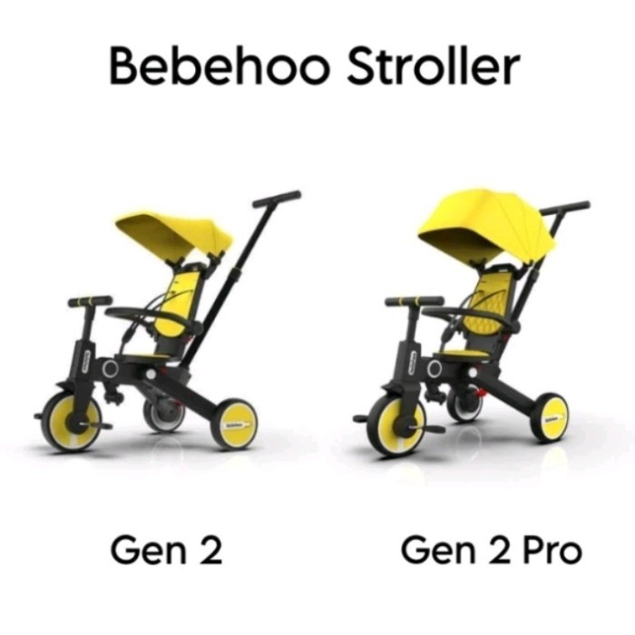 Jual BEBEHOO GEN 2 / GEN 2 PRO - 7in1 SMART FOLDING TRIKE STROLLER ...