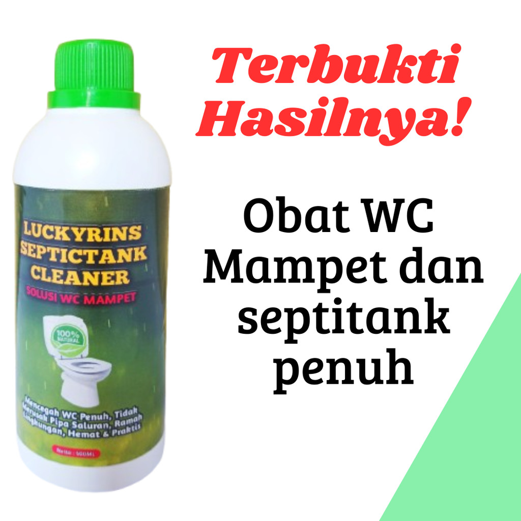 Jual Luckirins Obat WC Mampet dan septitank penuh 500ml | Shopee Indonesia