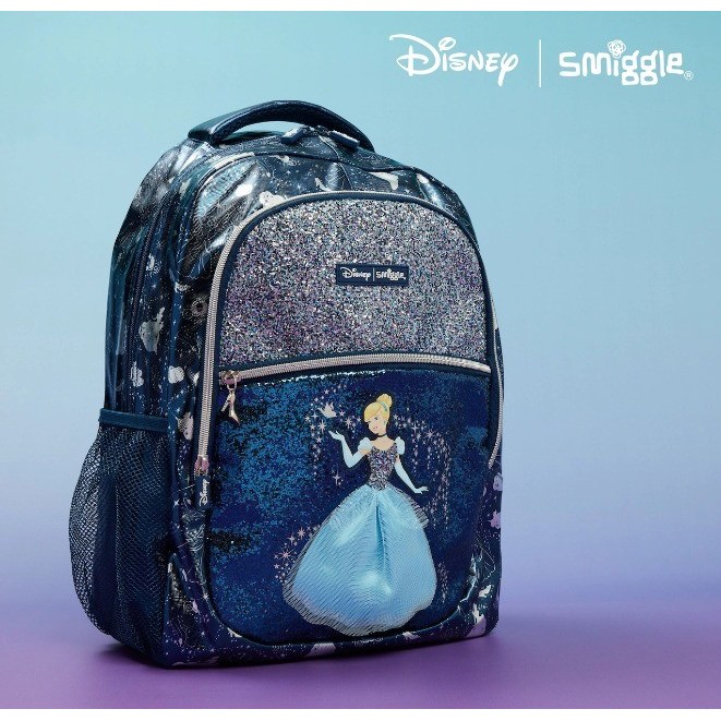 Jual Tas Ransel Smiggle Disney Cinderella Princess Classic Like ...