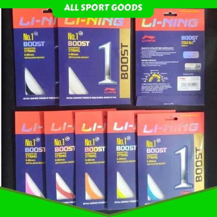 Jual STRING RAKET - SENAR BADMINTON LINING NO 1 BOOST ORIGINAL HARGA ...