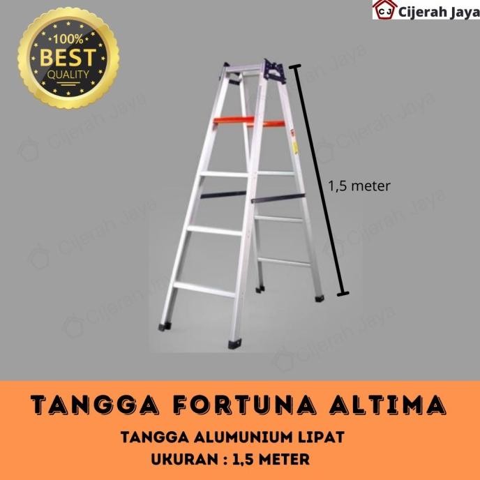 Jual TANGGA ALUMUNIUM LIPAT FORTUNA ALTIMA DP09 (2.98m) (1.5M) | Shopee Indonesia