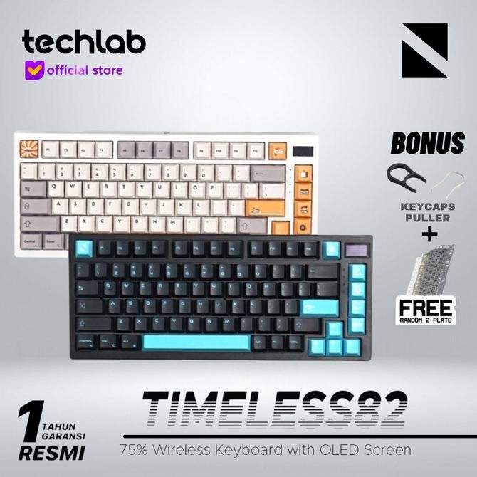 Jual Noir Timeless82 / Timeless 82 Wireless Mechanical OLED Keyboard ...
