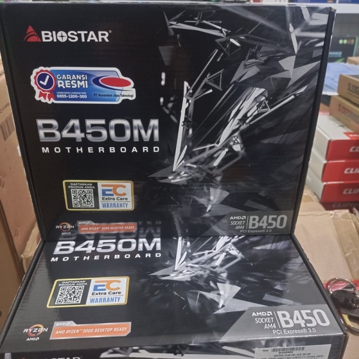 Jual Jual Motherboard Amd B450 Biostar Support AM4 DDR4 Support AMD ...