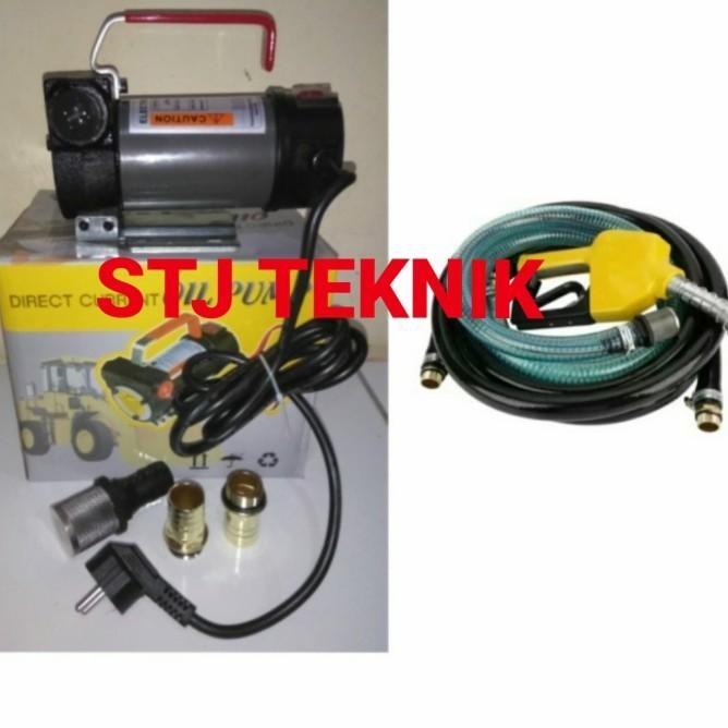 Jual Pompa Ac 220V Set // Pompa Minyak Ac Elektrik Oil Pump Ac 220V-50/60Hz | Shopee Indonesia