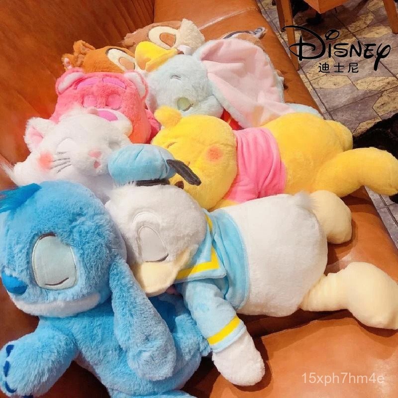 Jual Disney Lying Posture Plush Toy Kawaii Dumbo Donald Duck Stitch ...