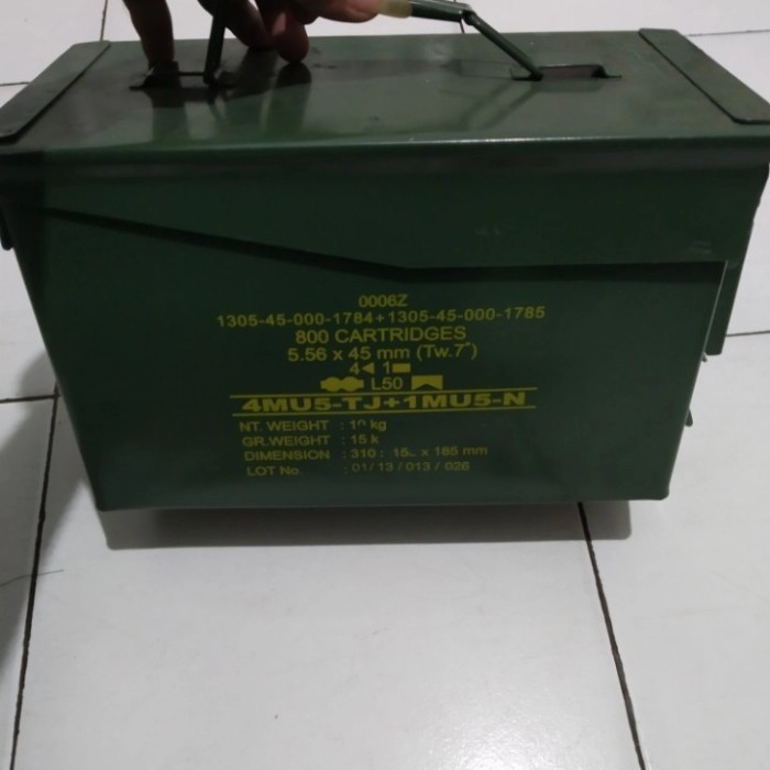 Jual Kotak Box Besi bekas amunisi Pindad serbaguna | Shopee Indonesia
