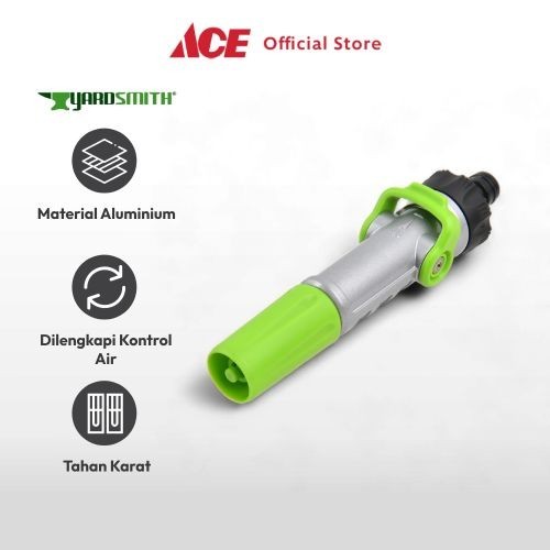 Jual Ready Ace Yardsmith Kepala Selang Adjustable Twist Aluminium ...