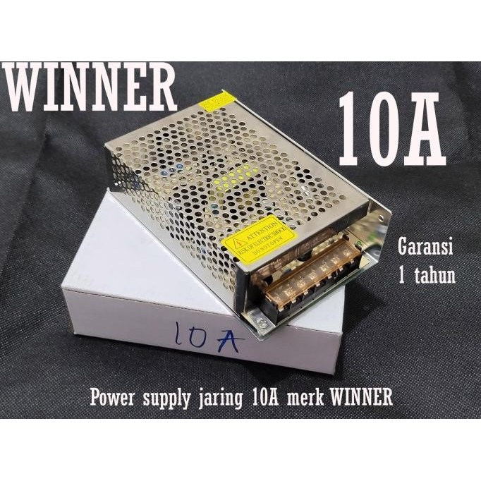 Jual Produk Baru!! power supply 10A winner Adaptor jaring besi 12v 120 watt lampu cctv | Shopee ...