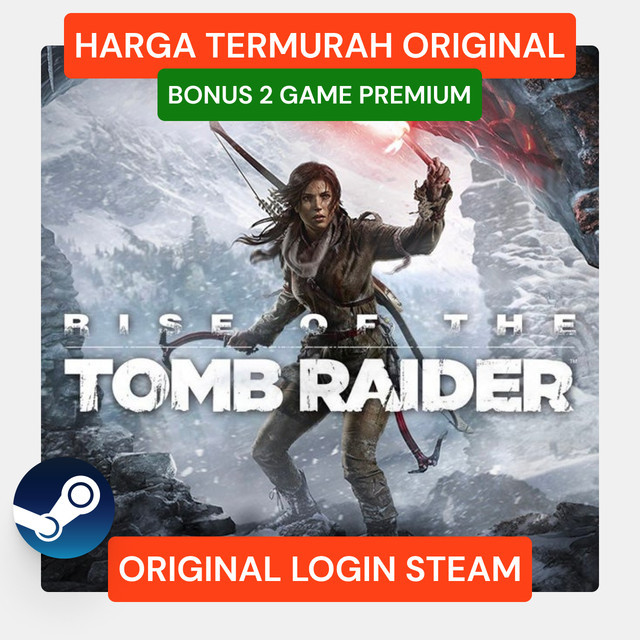 Jual RISE OF THE TOMB RAIDER GAME PC LAPTOP ORIGINAL STIM BONUS GAME ...