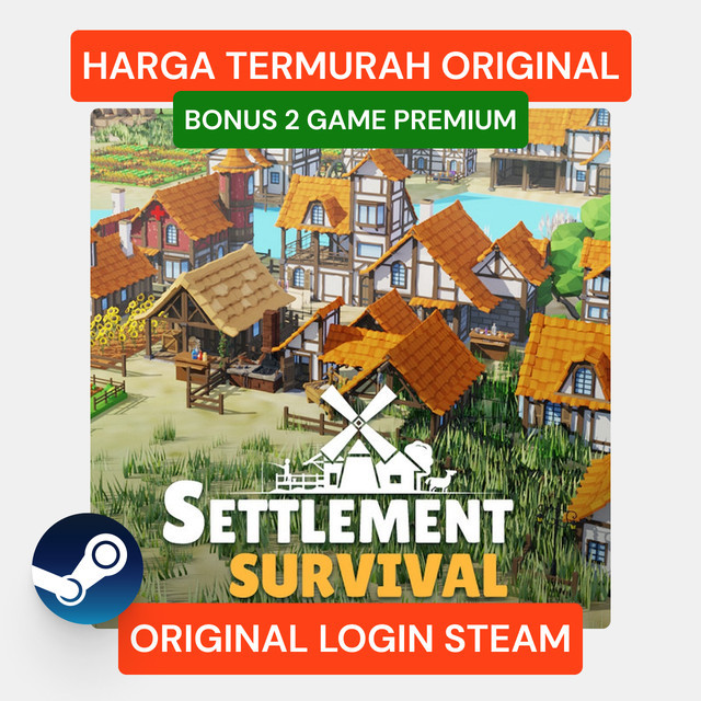 Jual Settlement Survival ORIGINAL PAKAI STIM GAME PC LAPTOP BONUS GAME | Shopee Indonesia