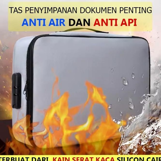 Jual BEST SELLER TAS PENYIMPANAN DOKUMEN ANTI AIR TAHAN API BAHAN KAIN ...