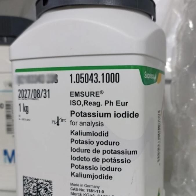Jual Potassium iodide / Kalium Iodida / Merck repack 500g | Shopee ... Jual Potassium iodide / Kalium Iodida / Merck repack 500g | Shopee ...