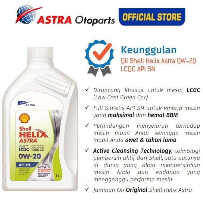 Jual Ganti Oli Mobil di Rumah - Shell Helix Astra 4 Liter (Voucher ...