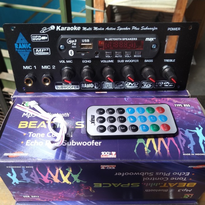 Jual Produk Ready kit tone control stereo mic echo subwoofer karaoke ...
