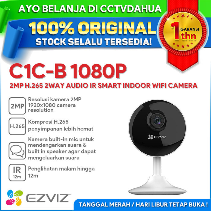 Jual Produk Ready EZVIZ C1C-B 2MP PRO H.265 WIRELESS IP CAMERA 1080P ...