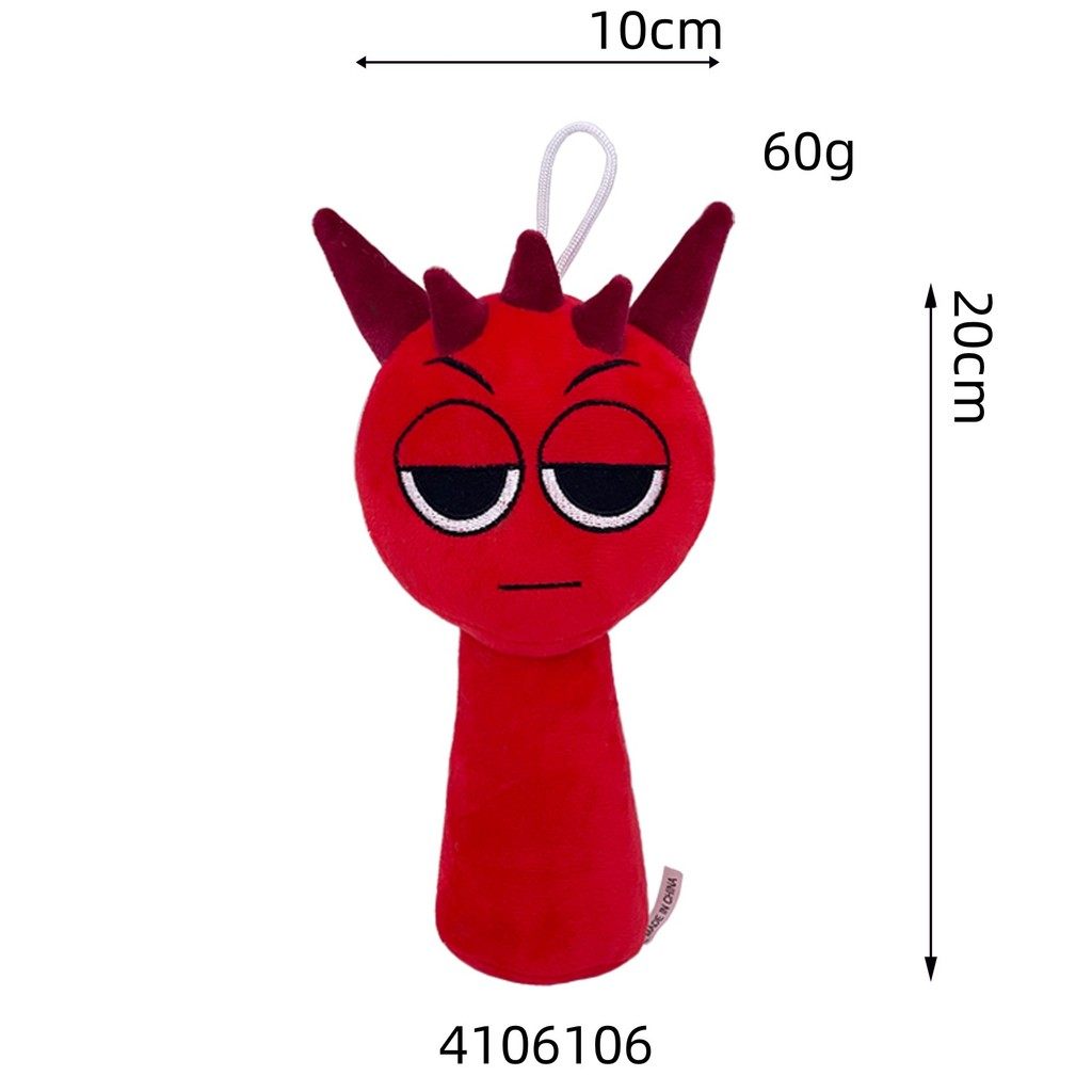 Jual 【Ready】Sprunki Plush Rhythm Box New Surrounding the Game Plush Toy ...