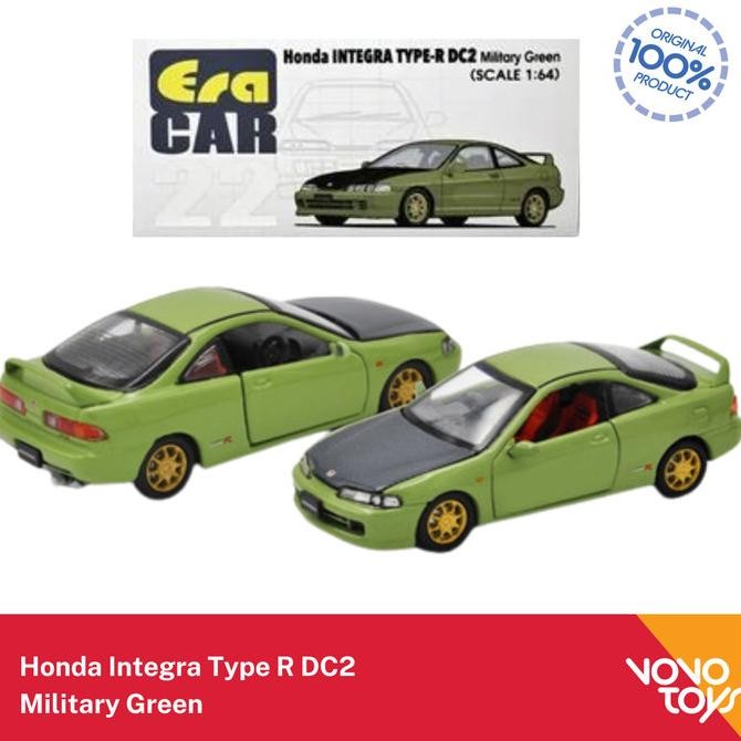Jual Era Car Diecast 1/64 Honda Integra Type R DC2 - Military Green ...