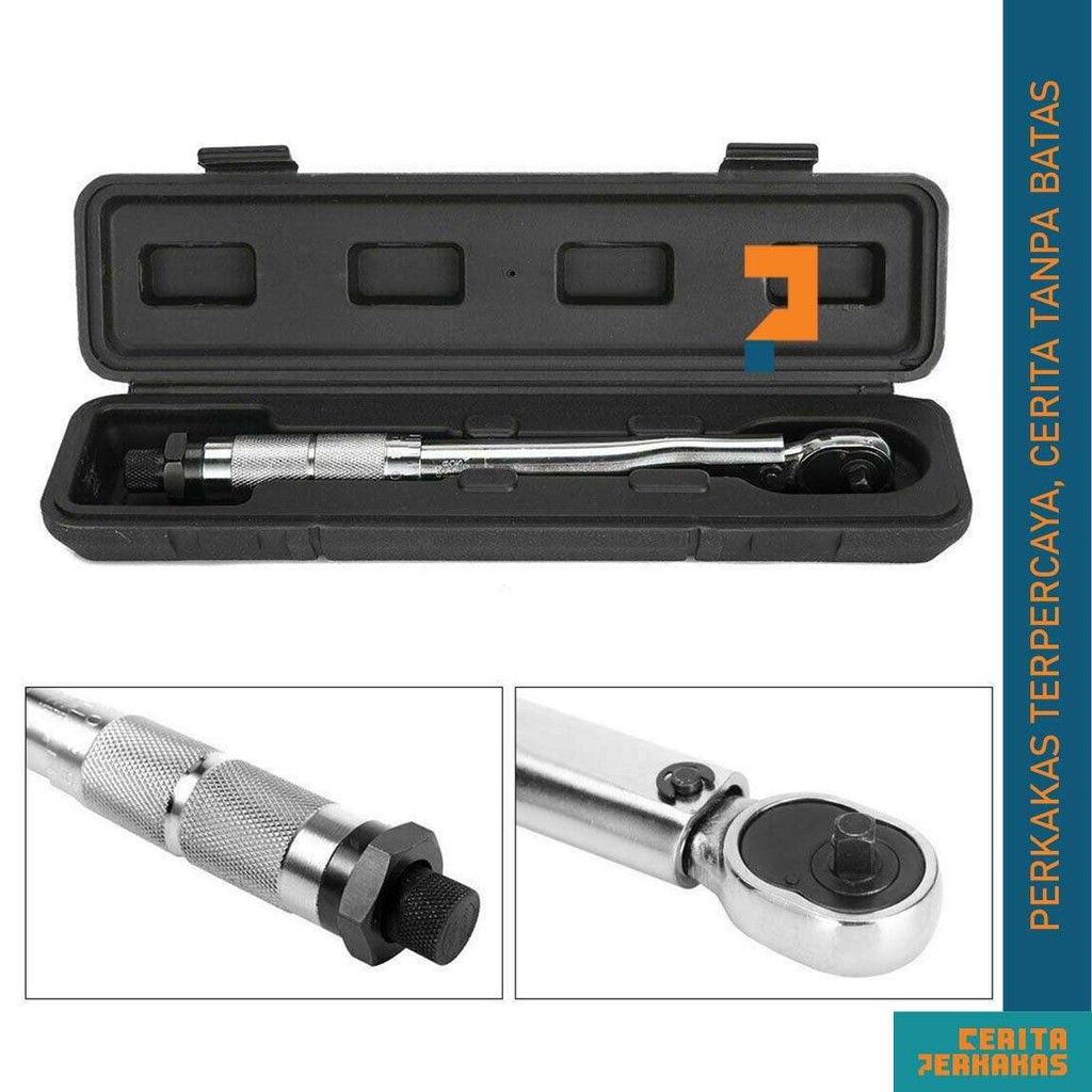 Jual Momen Kunci Torsi CP / Torque Wrench Two-way Spanner Tools Bengkel ...