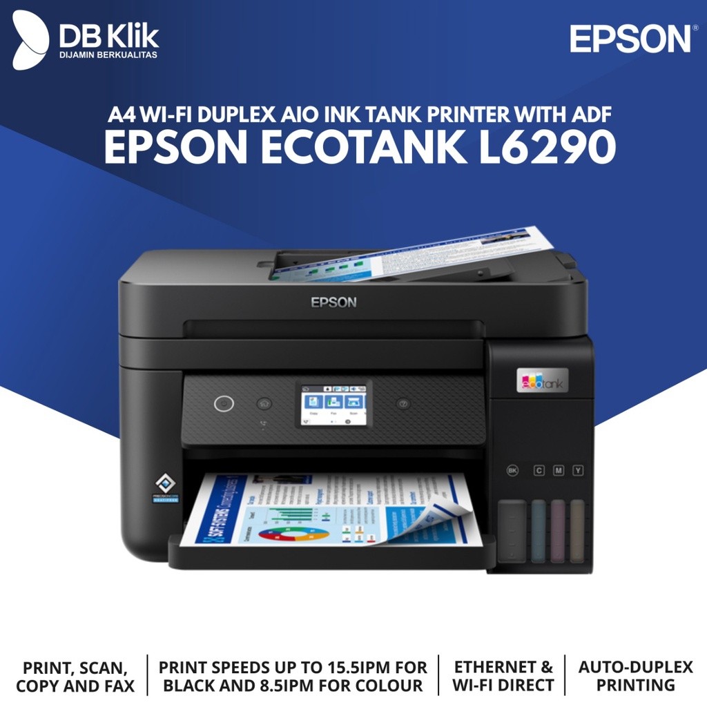 Jual Epson Printer Ecotank L6290 A4 Wi-Fi Duplex All-In-One - L 6290 ...
