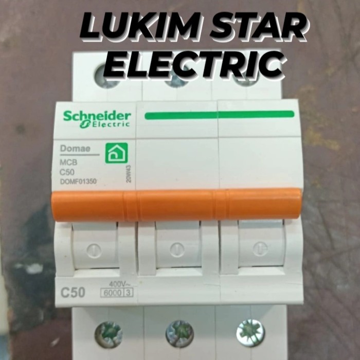 Jual Mcb Schneider 3P 40A/50A/63A 3 Phase 3P 3Phase Mcb Schneider New ...