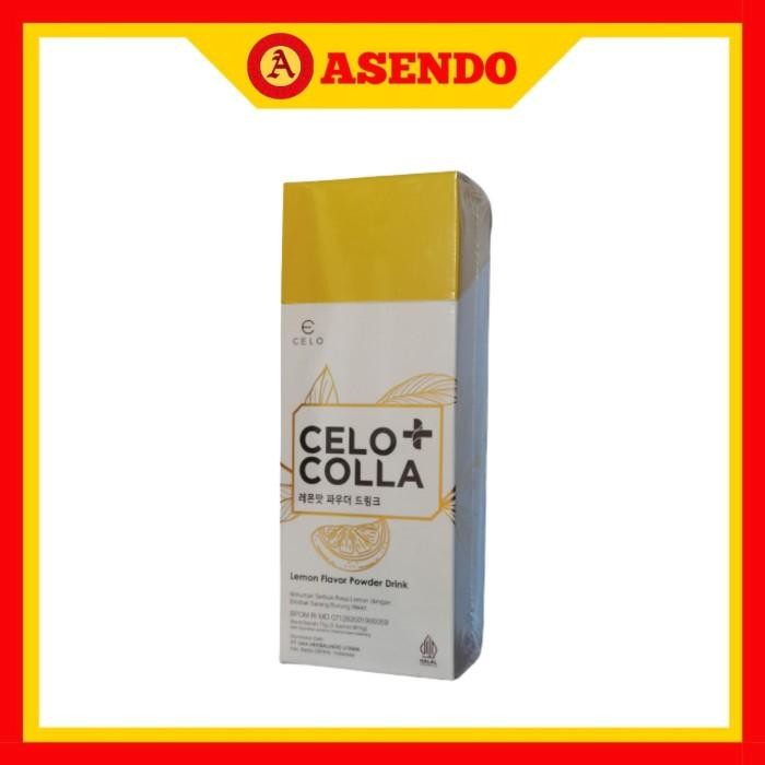 Jual Celo Colla+ Lemon Powder Drink Suplemen Collagen || Asendo ...