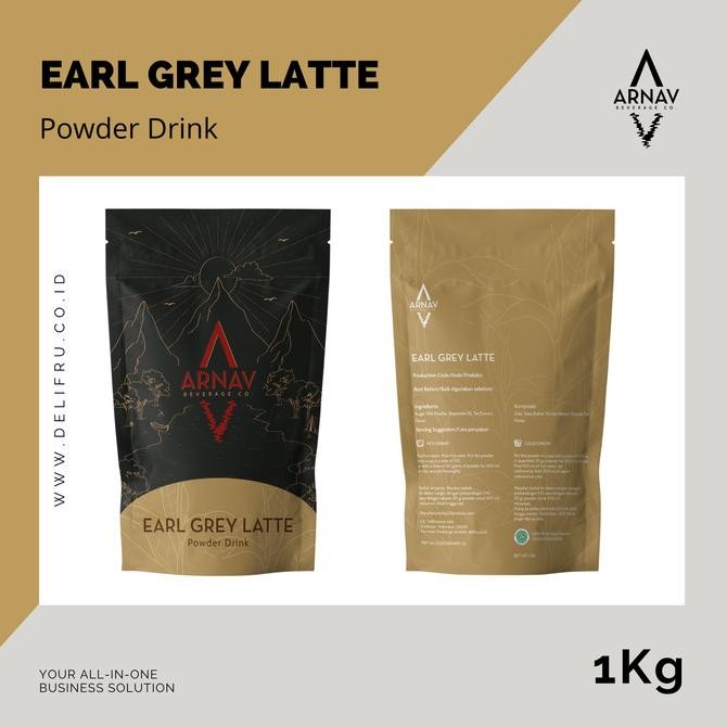 Jual Earl Grey Latte Powder Drink Arnav 1 Kg - Minuman Bubuk Earl Grey ...