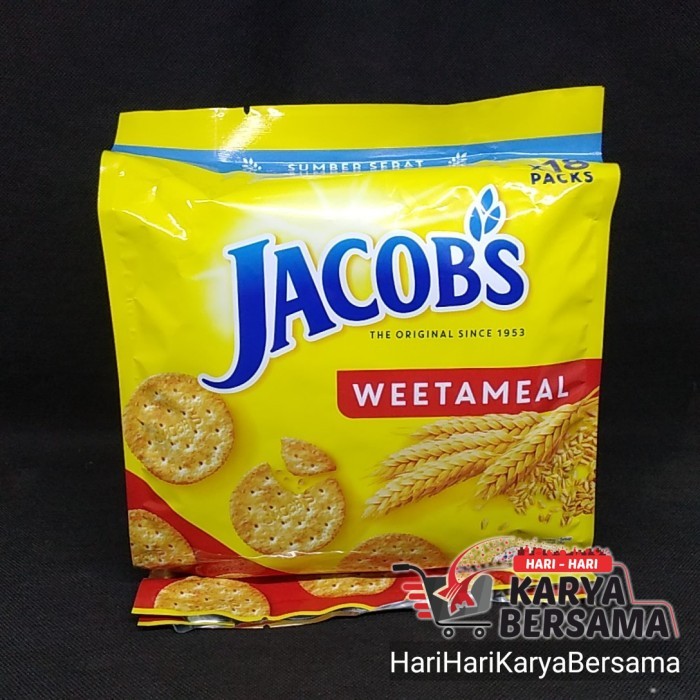 Jual OBRAL JACOB'S WEETAMEAL NUTRITIOUS WHEAT CRACKERS BISKUIT GANDUM ...
