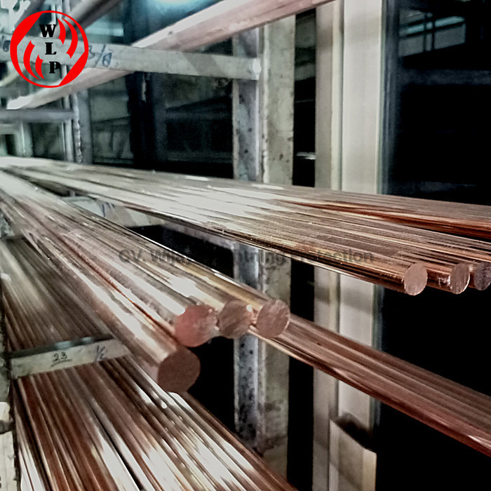 Jual Batang Grounding Arde Full Tembaga / Copper Ukuran 5/8 Inch X 1 ...