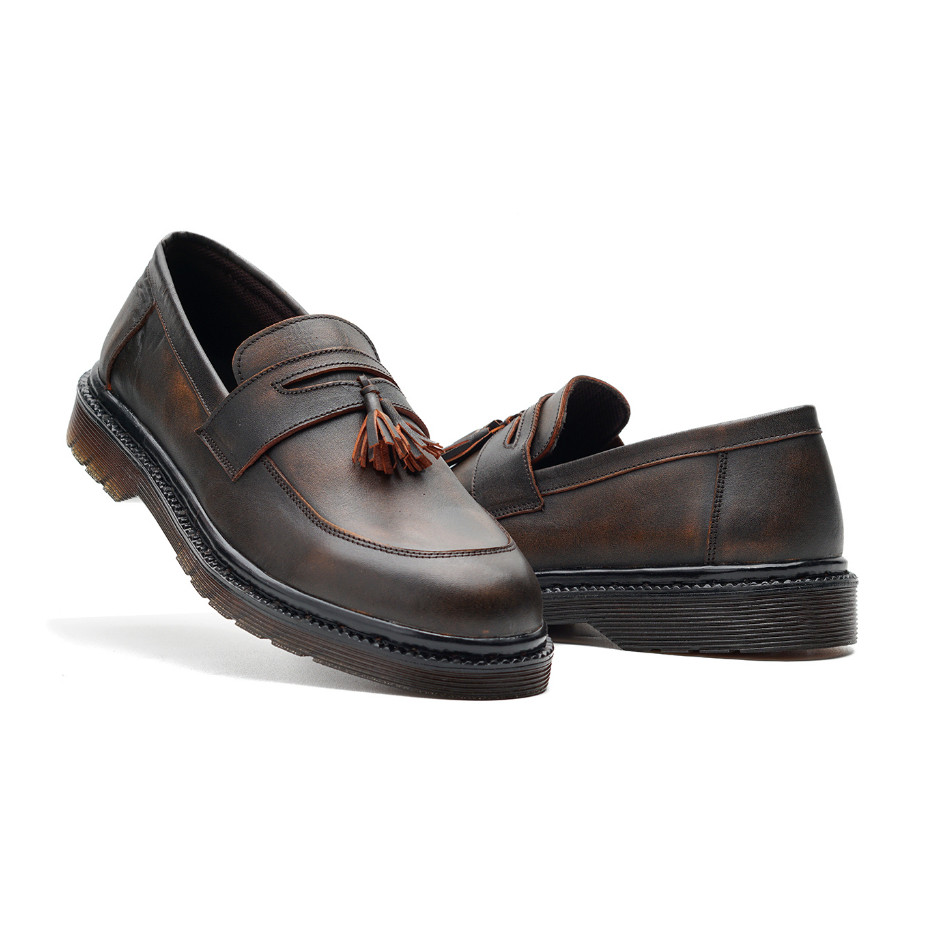 Jual [Produk Terbaru] Oscar Camel Mnm X Greata Sepatu Loafers Pria ...