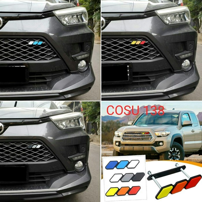 Jual HARGA DISC - Raize Rocky Emblem Grill Tri Tundra Tri color ...