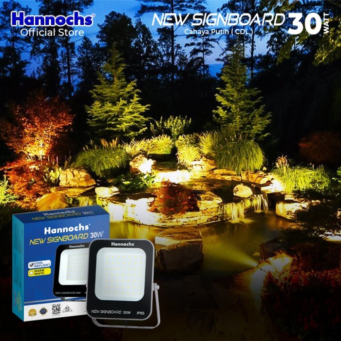 Jual Hannochs Lampu Sorot Led Flood Light New Signboard 30W Cahaya ...