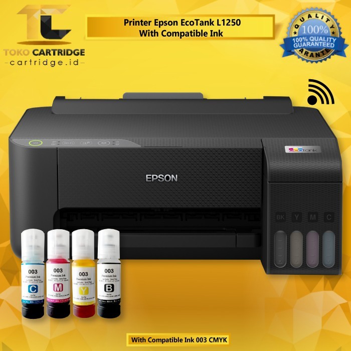 Jual Printer Epson EcoTank L1250 A4 Wi-Fi Print Only Wireless Ink Tank | Shopee Indonesia