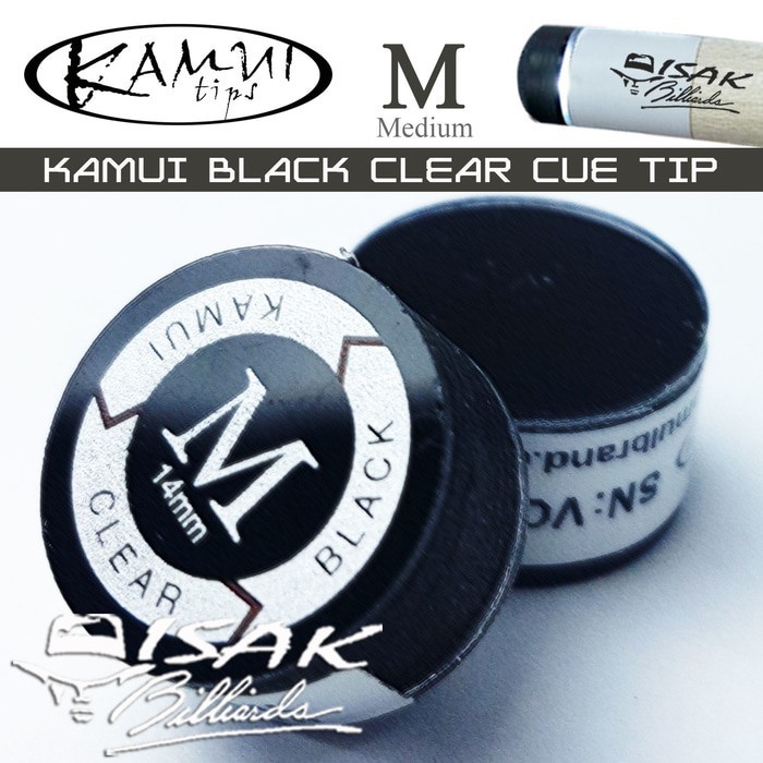 Jual HARGA DISC - Kamui Black Clear M - Medium Cue Tip - Billiard Stick ...