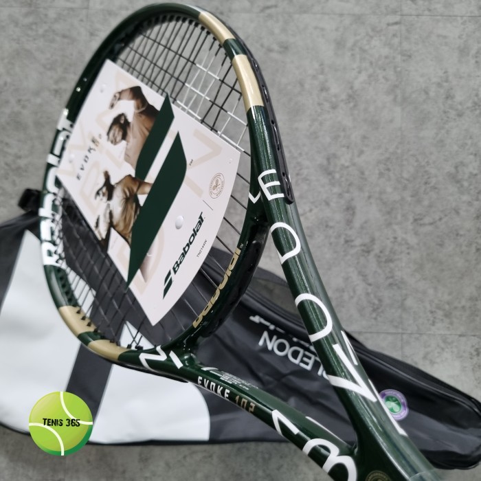 Jual Raket Tenis Babolat Evoke 102 Wimbledon ( 270Gr / 102" ) | Shopee ...