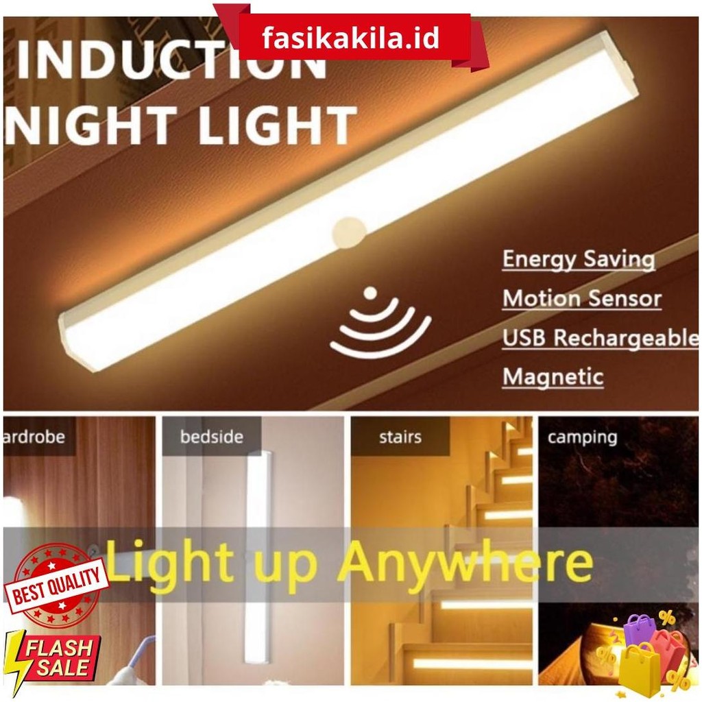 Jual Yhome Lampu Sensor Gerak Magnetic Motion Sensor Lampu Stick ...