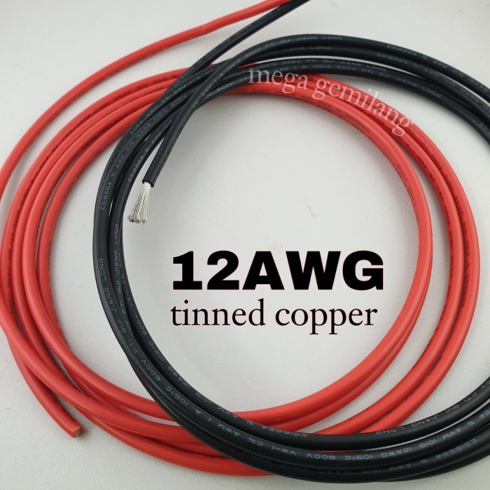 Jual NEW Kabel 12 AWG / AWG 12 meteran | Shopee Indonesia