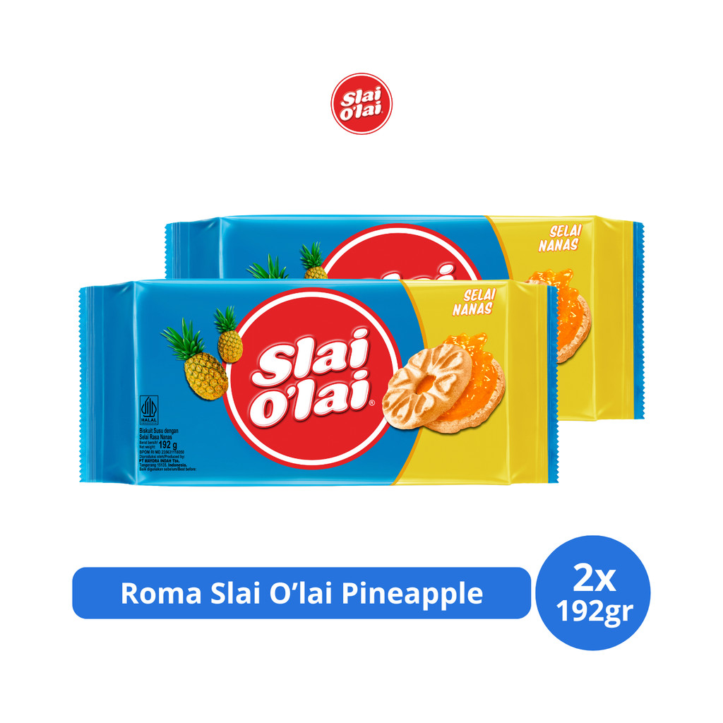 Jual Roma Slai O'lai Pineapple 192gr x 2 pcs | Shopee Indonesia