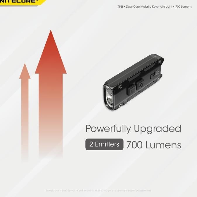 Jual NITECORE Senter LED 2 OSRAM P8 700 Lumens - TIP SE | Shopee Indonesia