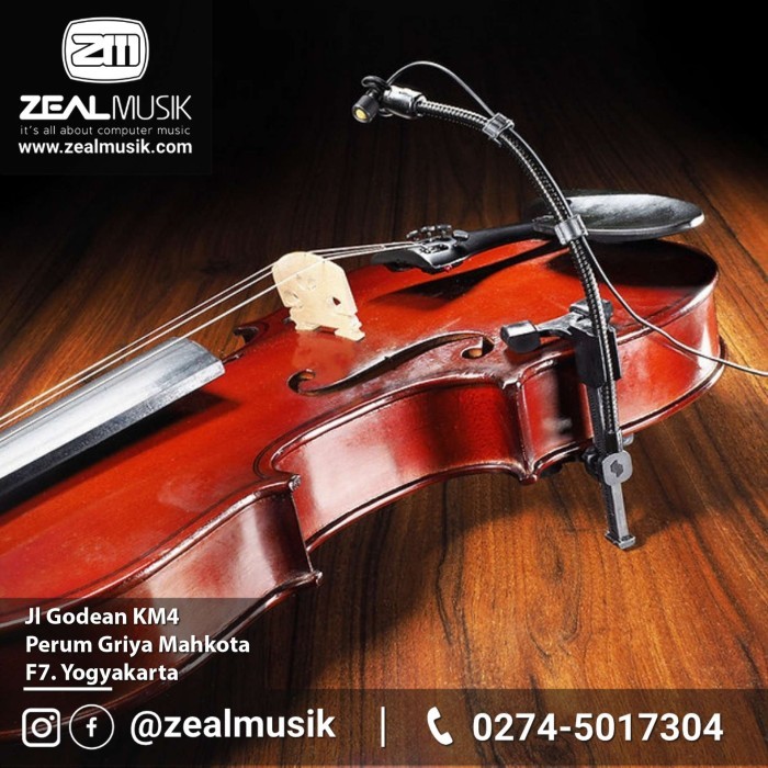 Jual Mic Biola Violin Seruni Audio SVA + SEM-02 - Zeal Musik Jogja ...