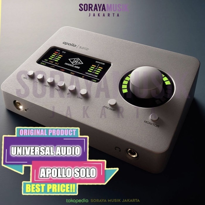 Jual Universal Audio Apollo Solo USB-C Audio Interface with UAD DSP | Shopee Indonesia