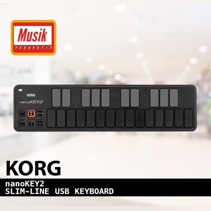 Jual NanoKey2 / NanoKey 2 KORG USB Midi Controller Varian Hitam ...