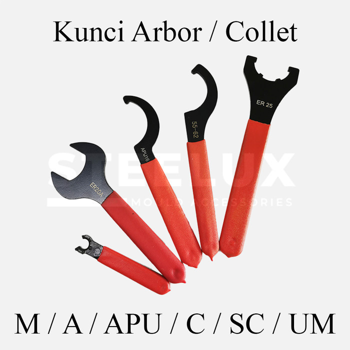 Jual Kunci Arbor Collet APU13 Apu16 ER08 ER11 ER16 ER20 ER25 ER32 OZ25 ...
