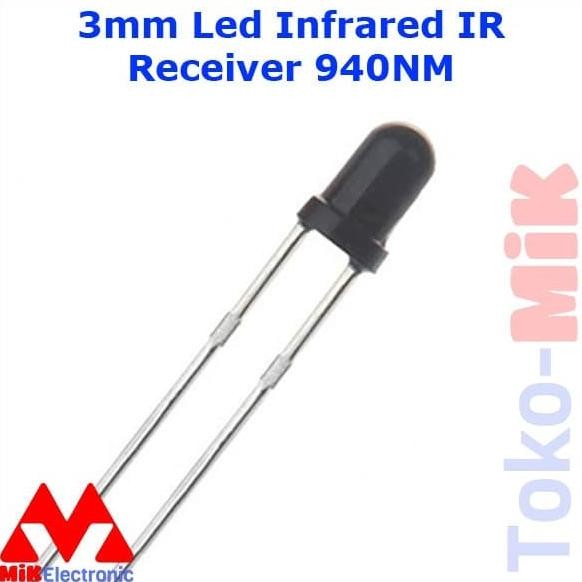 Jual 3MM 3 MM LED INFRARED IR RECEIVER 940NM PHOTODIODE PHOTOTRANSISTOR tokmi99 | Shopee Indonesia