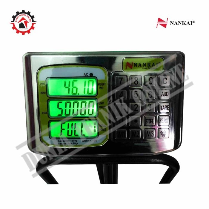 Jual Timbangan Duduk Nankai 150Kg Timbangan Digital 150 Kg Ekspedisi Cargo | Shopee Indonesia