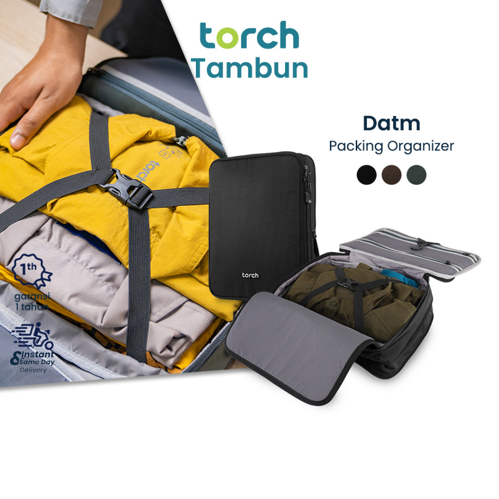 Jual TORCH Datm Expandable Bag Organizer Travelling Packing Cube Koper Pouch Travel Tas Baju ...