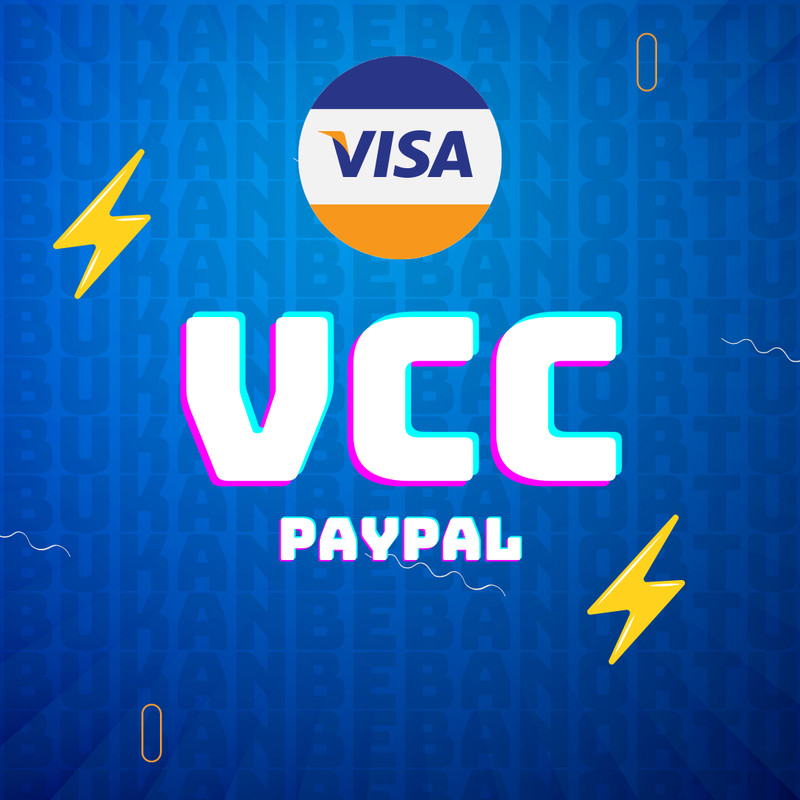 Jual VCC VISA VERIF PAYPL DENGAN KODE | Shopee Indonesia