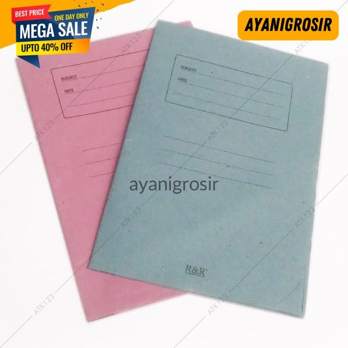 Jual DISKON MAP KERTAS / STOPMAP KERTAS FOLIO - R & R BY AYANI GROSIR ...